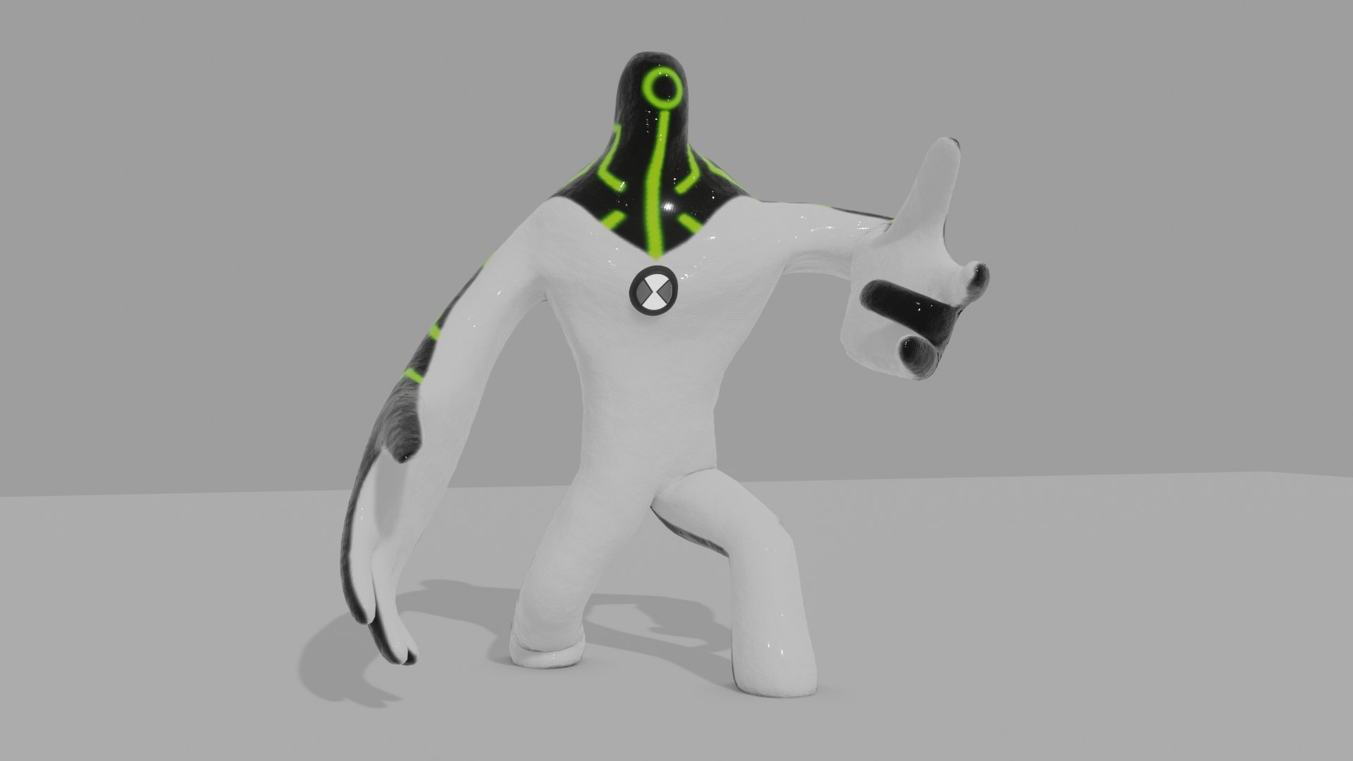 3D Alien Upgrade Ben 10 Classic 3D Model - TurboSquid 2406837