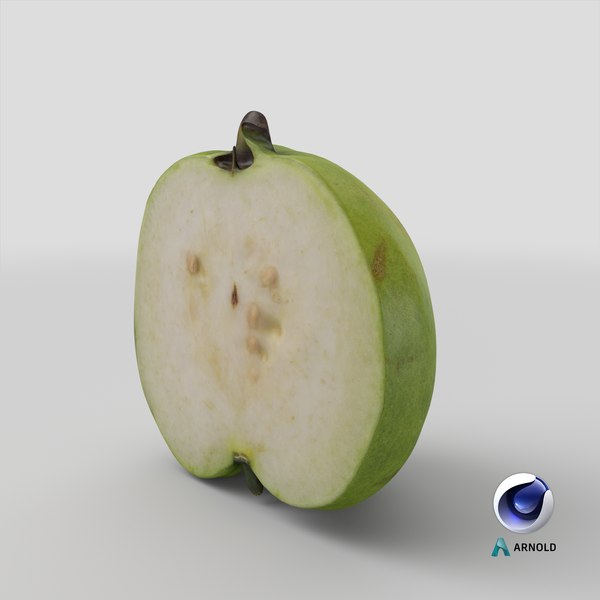 3D Half Guava - TurboSquid 1755158