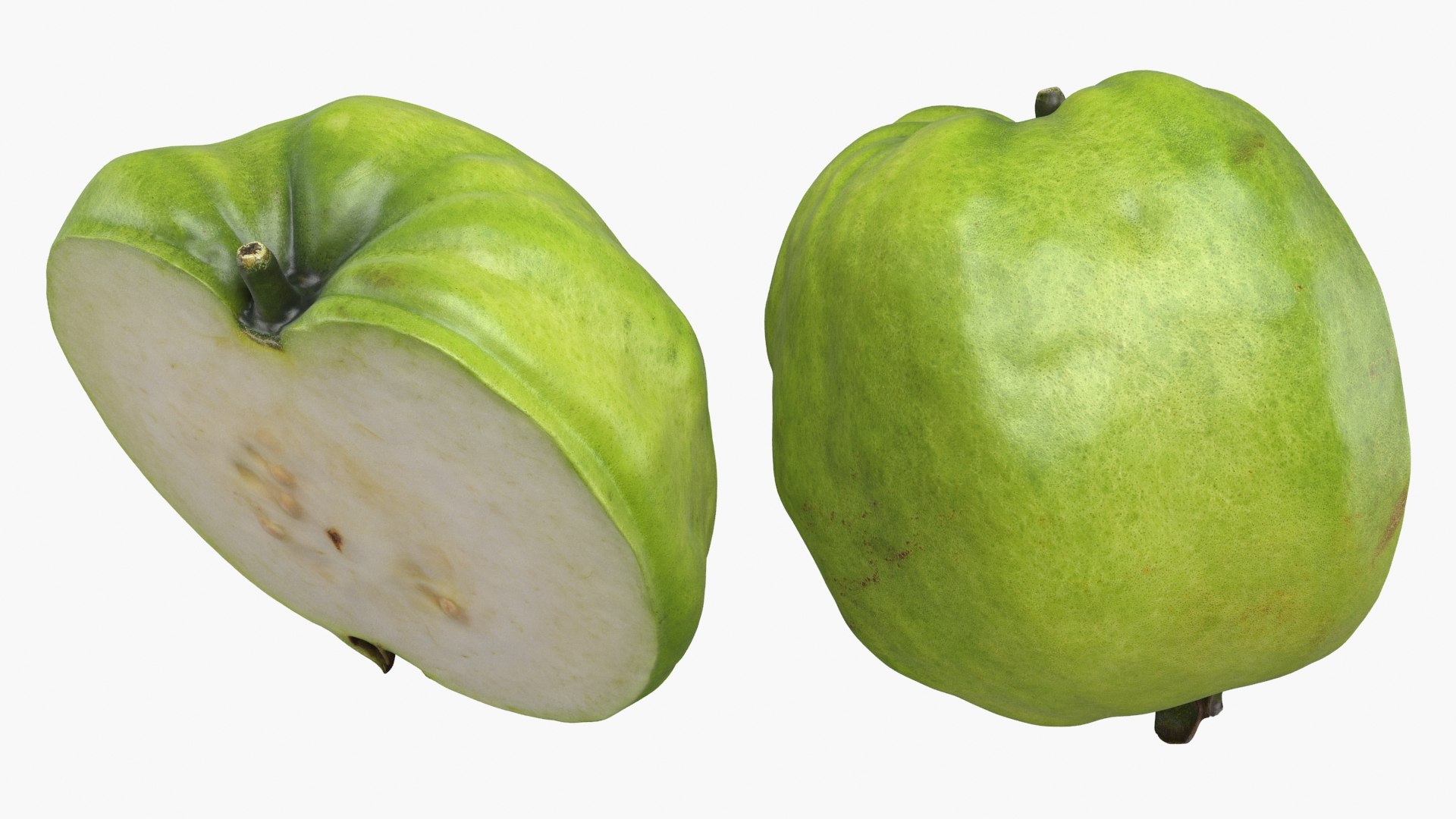 3D Half Guava - TurboSquid 1755158