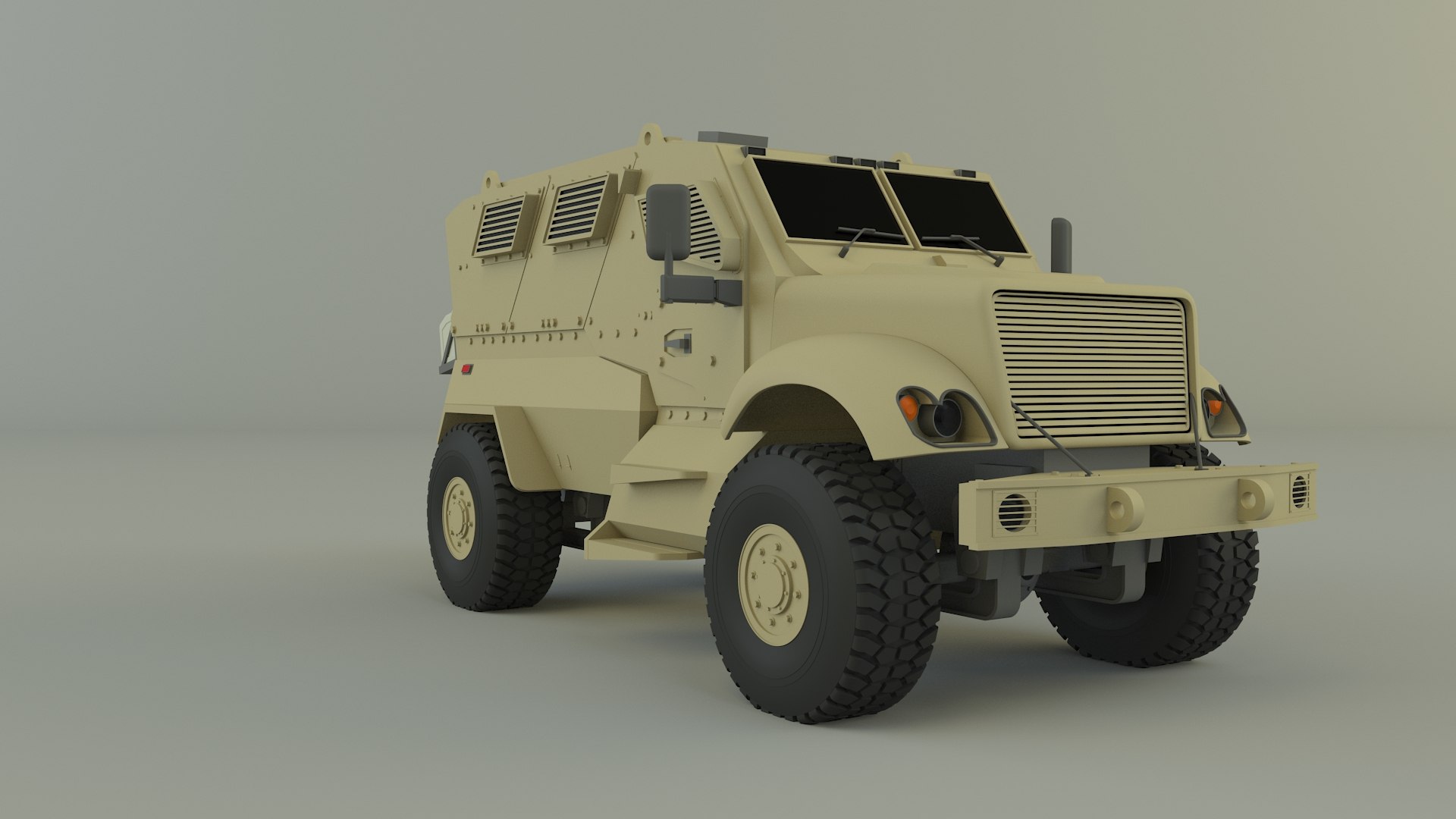 3D Mrap Military Vehicle - TurboSquid 2358738