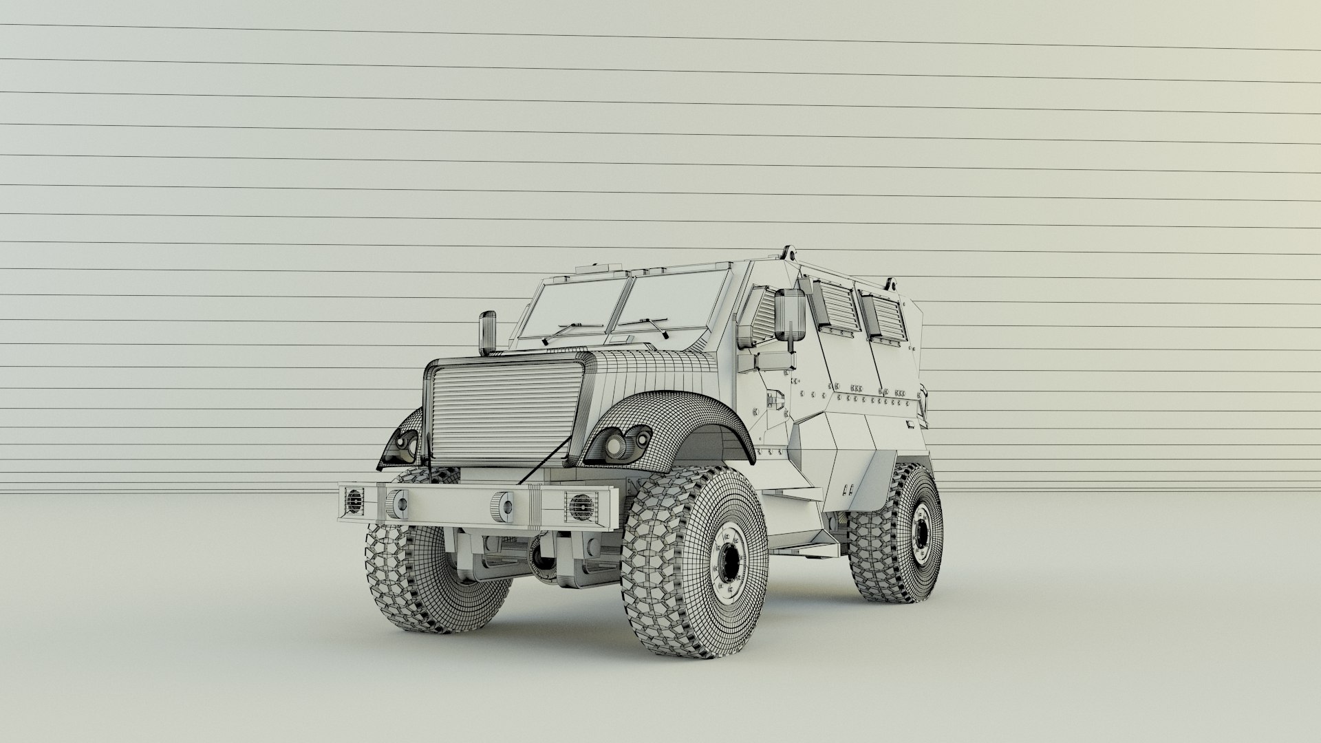 3D Mrap Military Vehicle - TurboSquid 2358738