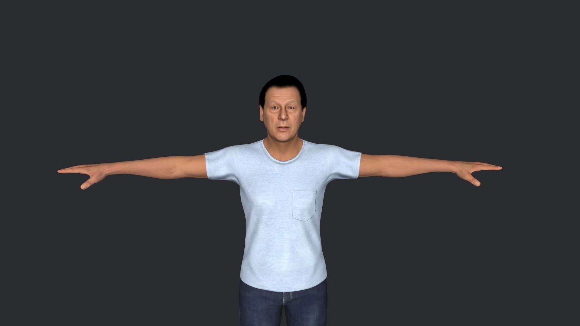 3D Imran Khan V1 Hyper Realistic Full Body Fully Rigged 3D Character ...