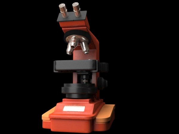 3D microscope science model - TurboSquid 1459657