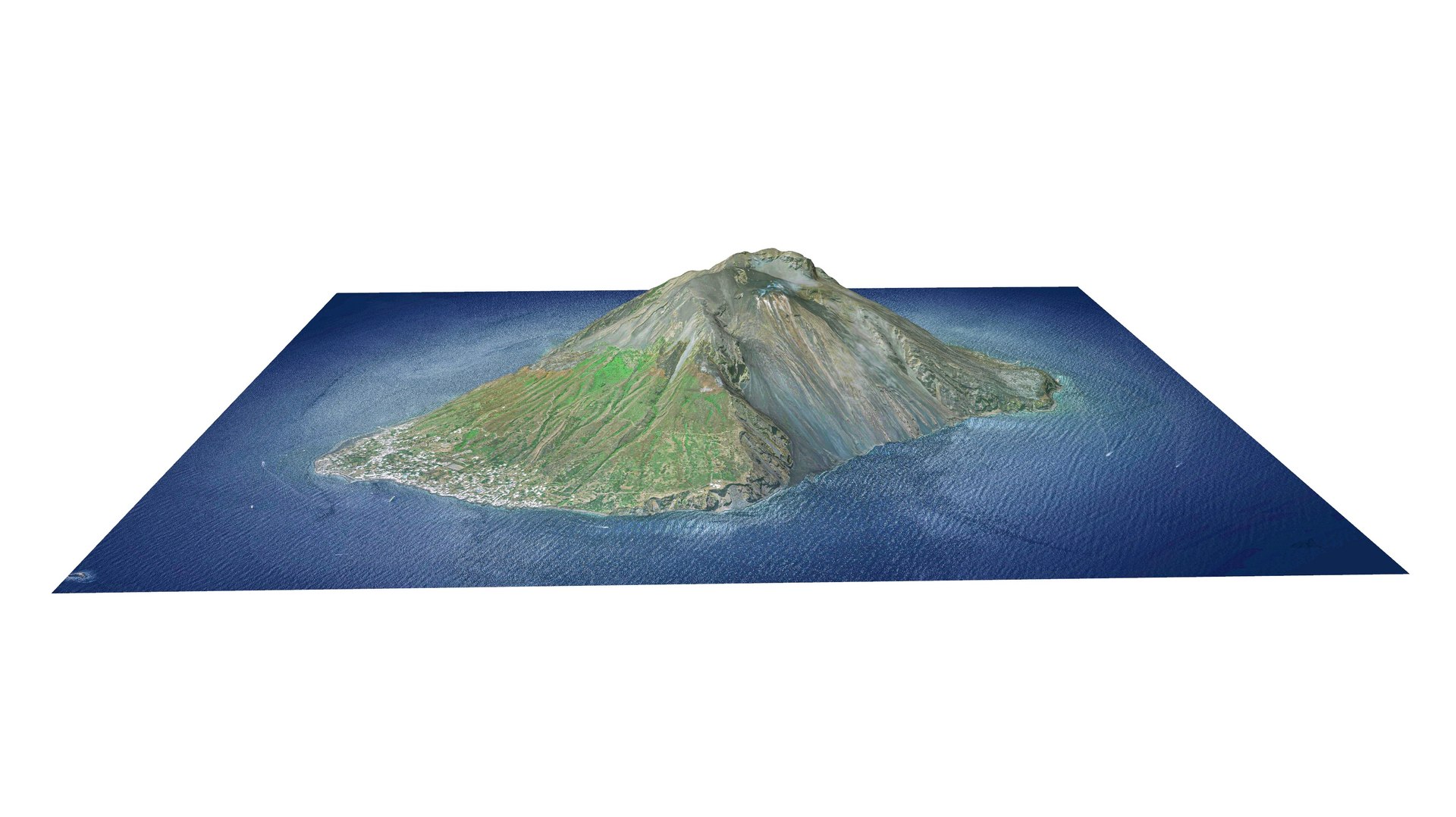 Stromboli Island Volcano 3D Model - TurboSquid 2003341