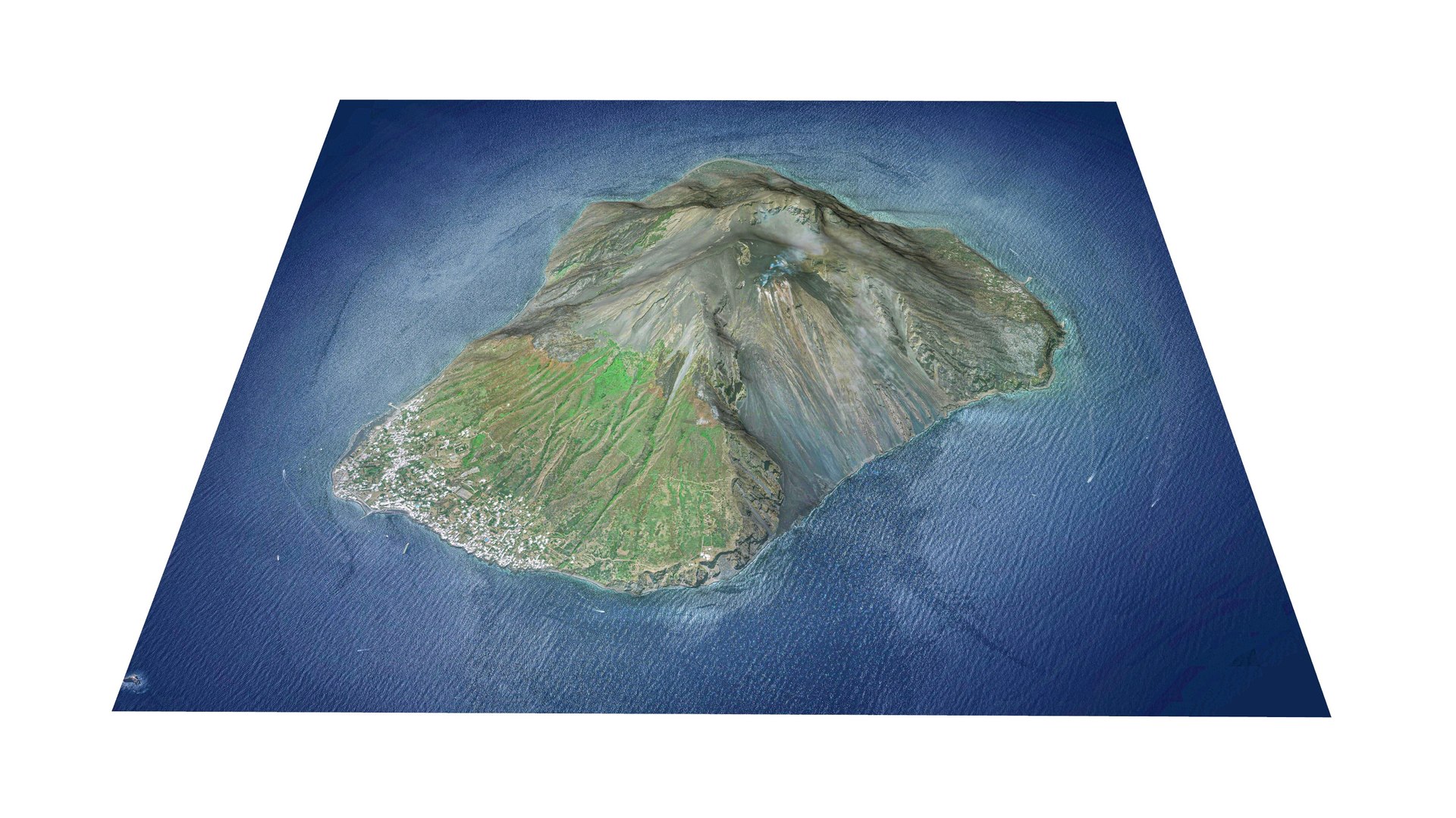 Stromboli Island Volcano 3D Model - TurboSquid 2003341