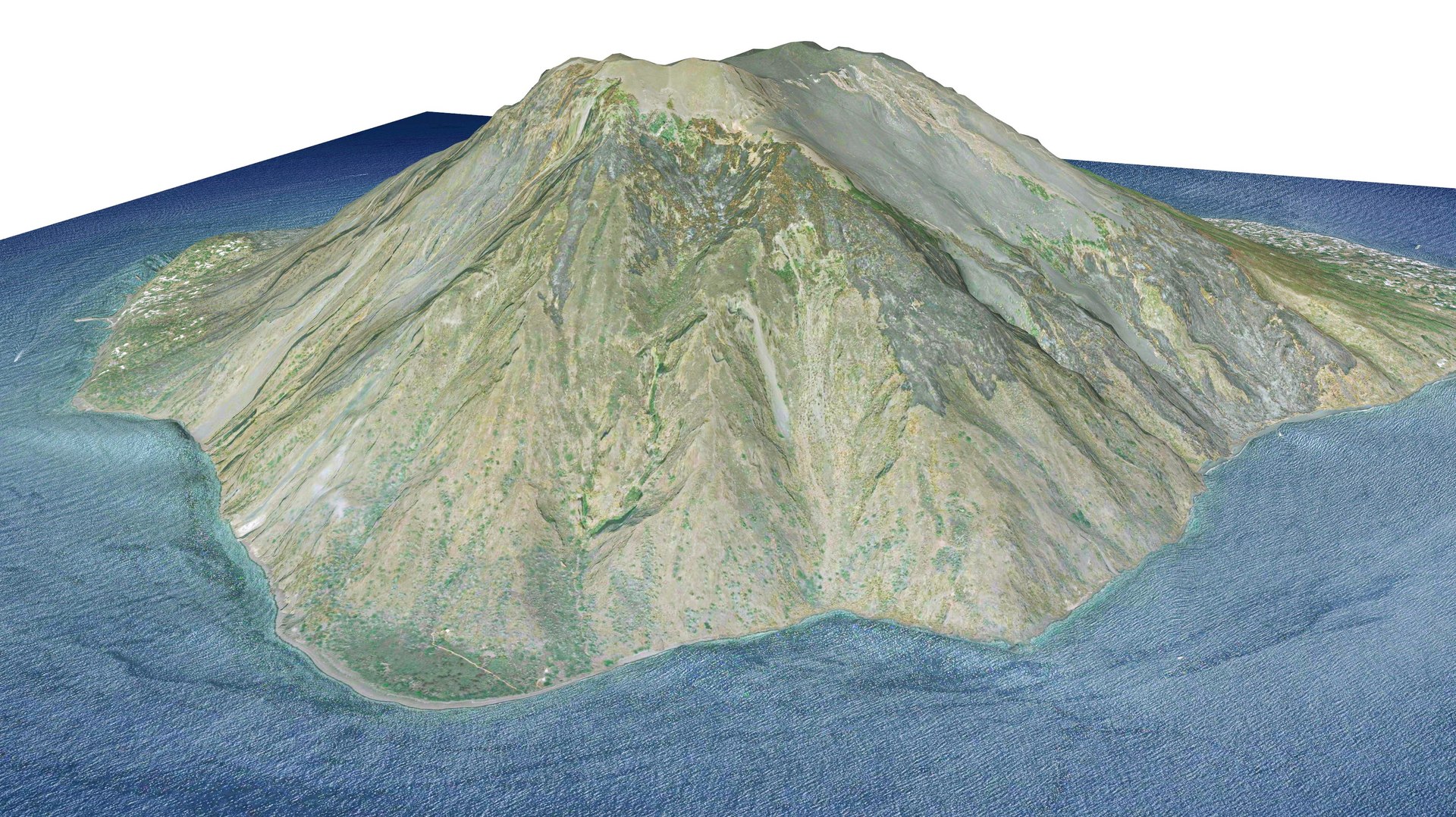 Stromboli Island Volcano 3D Model - TurboSquid 2003341