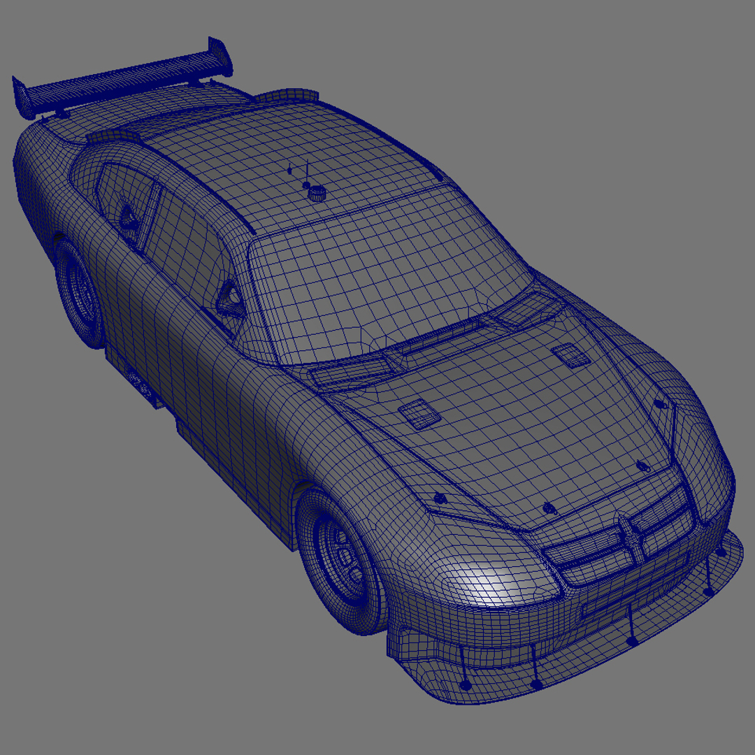 3d model nascar cot car cup