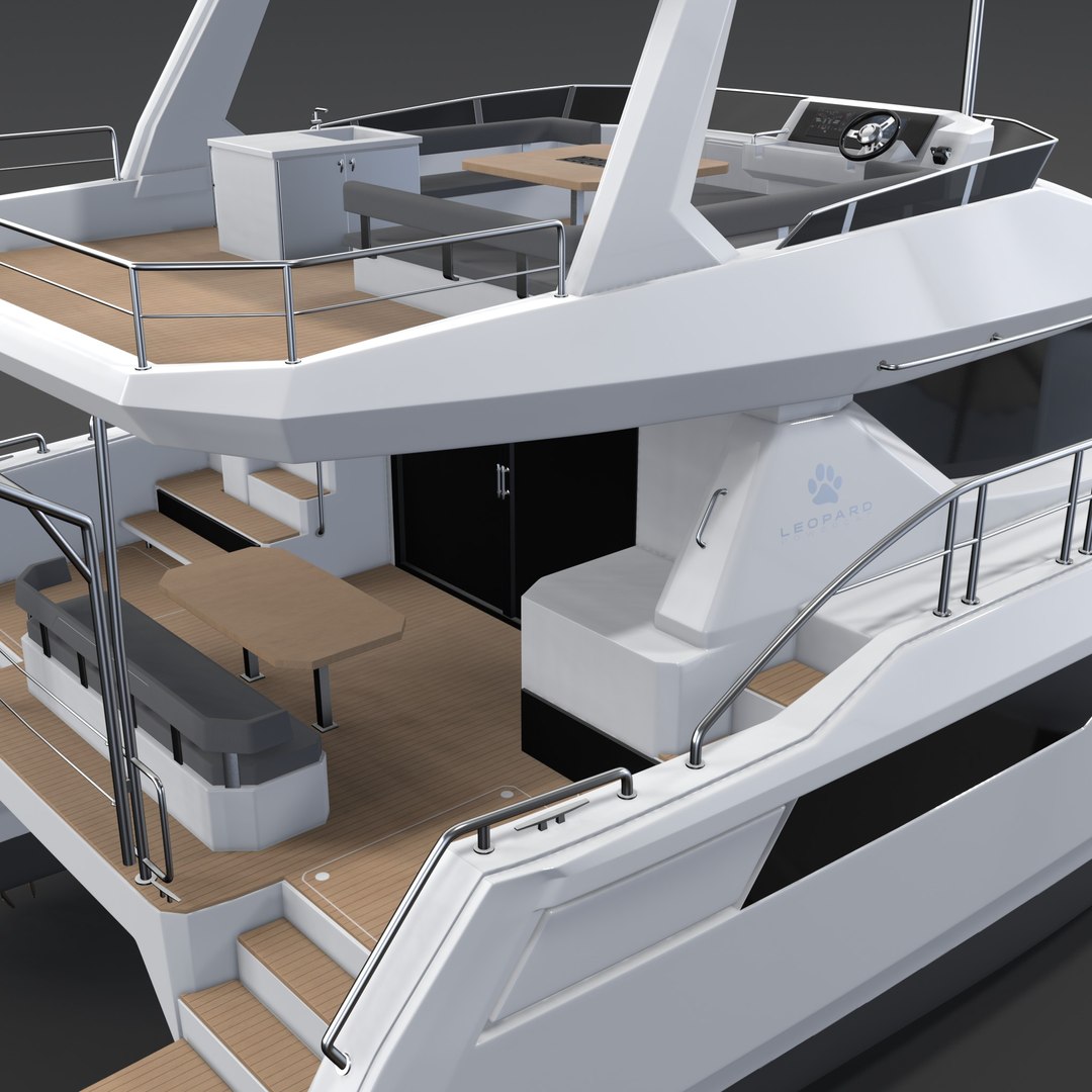 3D Leopard 40 Power Cat Model - TurboSquid 2103669