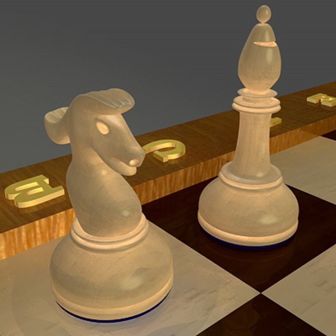 3d Model Chess Set