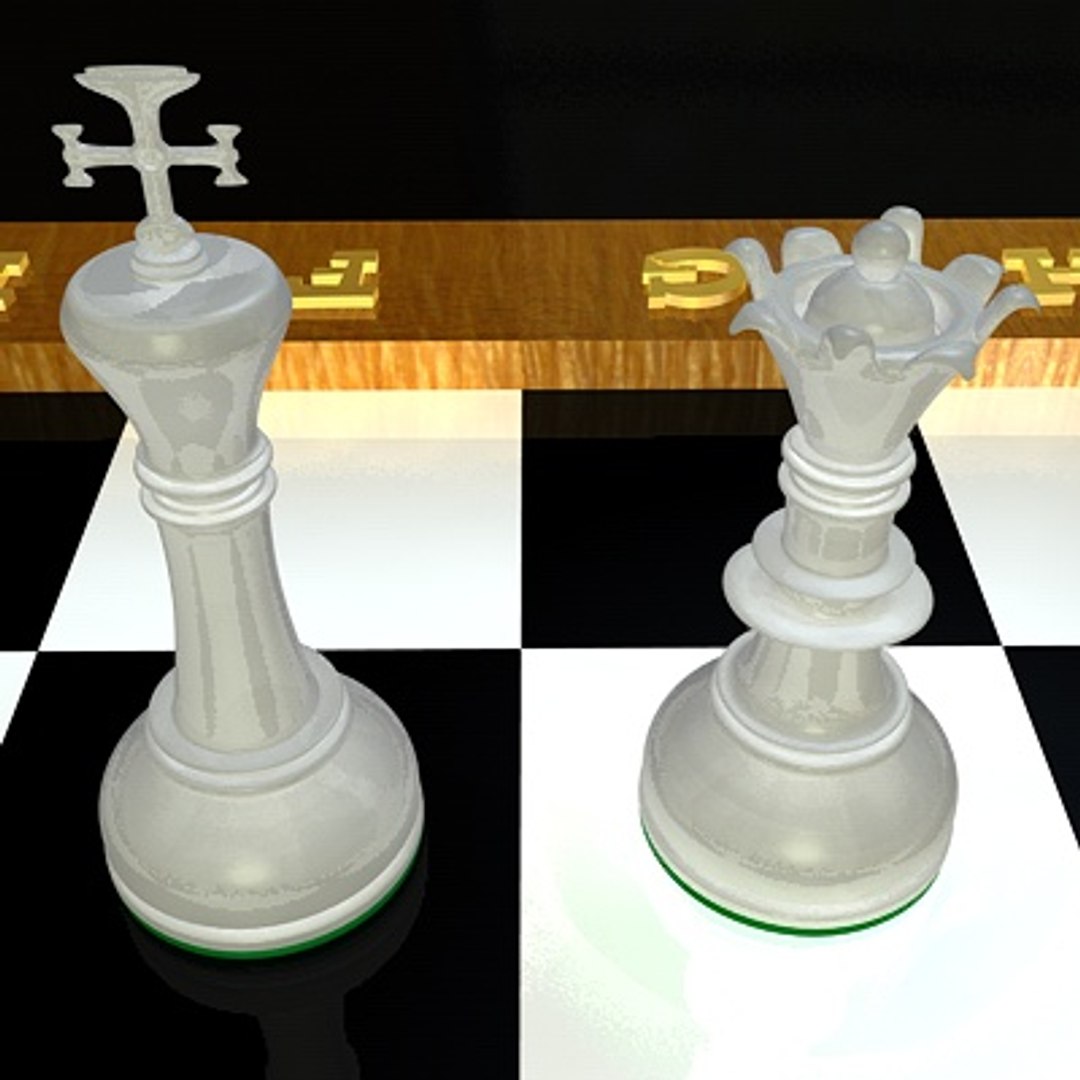3d Model Chess Set