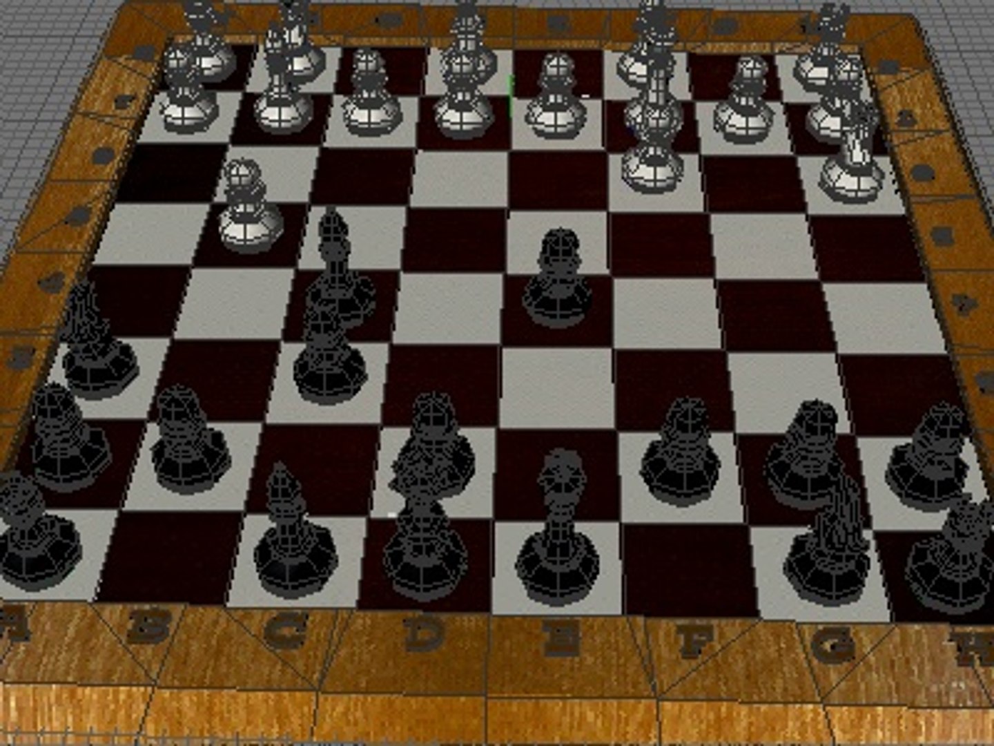 3d Model Chess Set