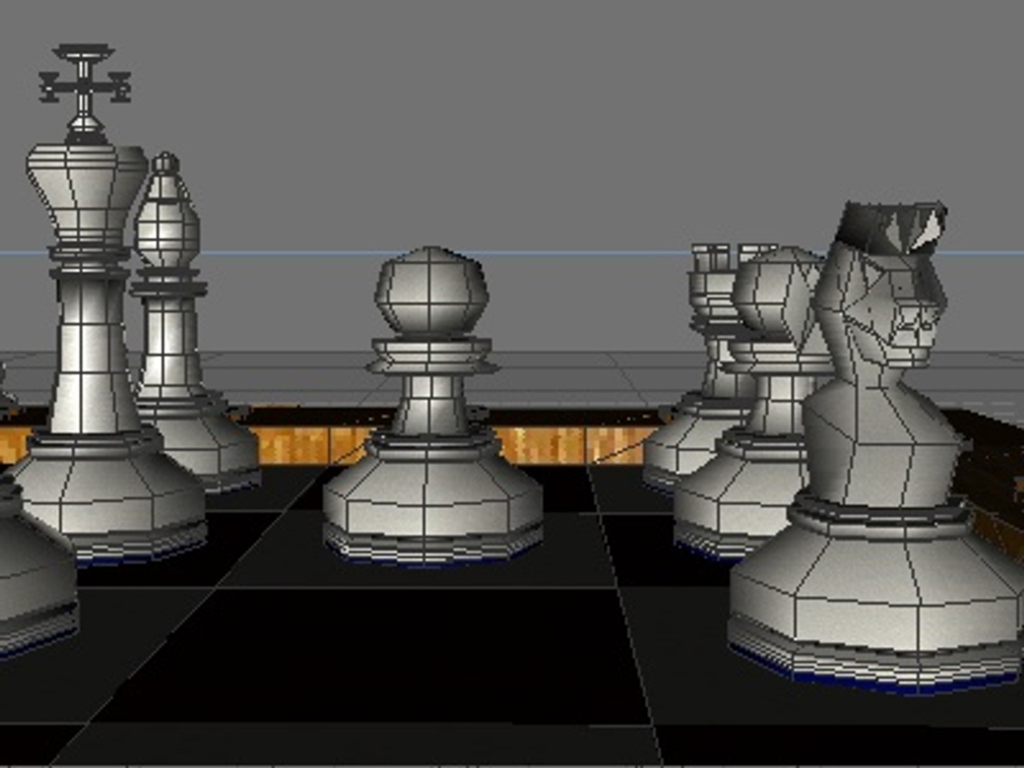 3d Model Chess Set