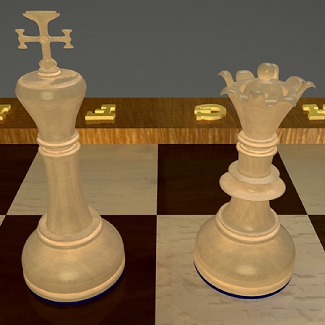 3d Model Chess Set