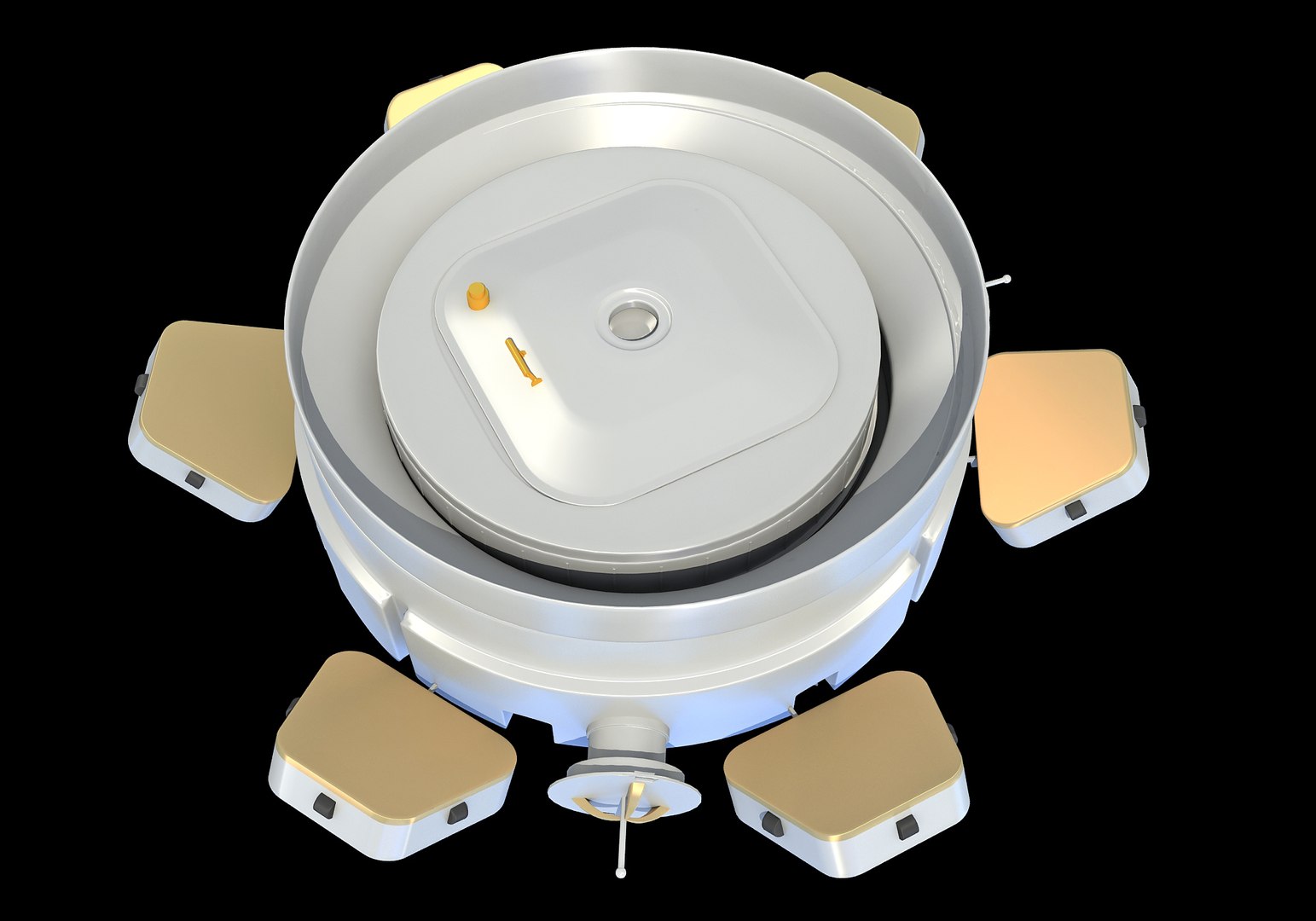 Iss Module Cupola Model - TurboSquid 1403214
