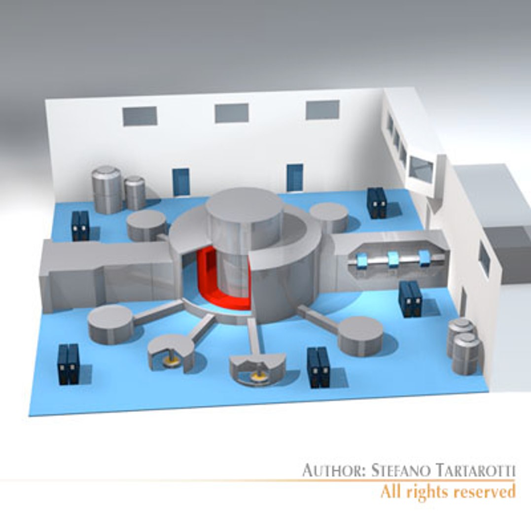 3d model isis neutron accelerator