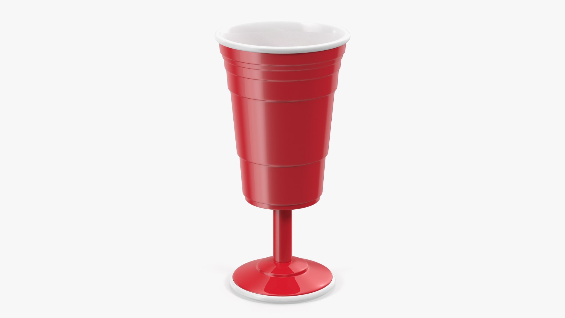 3D Reusable Plastic Wine Cup - TurboSquid 1944869