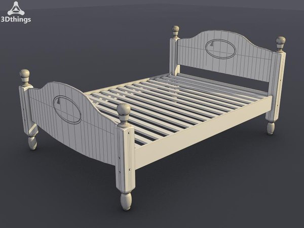 3d model bed