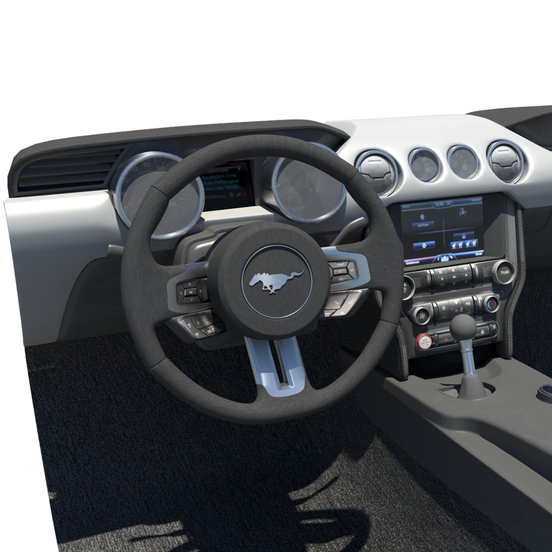 3d Dashboard Mustang