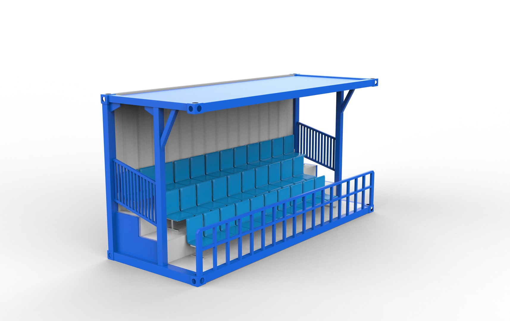 Container Grandstand 3D Model 3D Model - TurboSquid 2336077