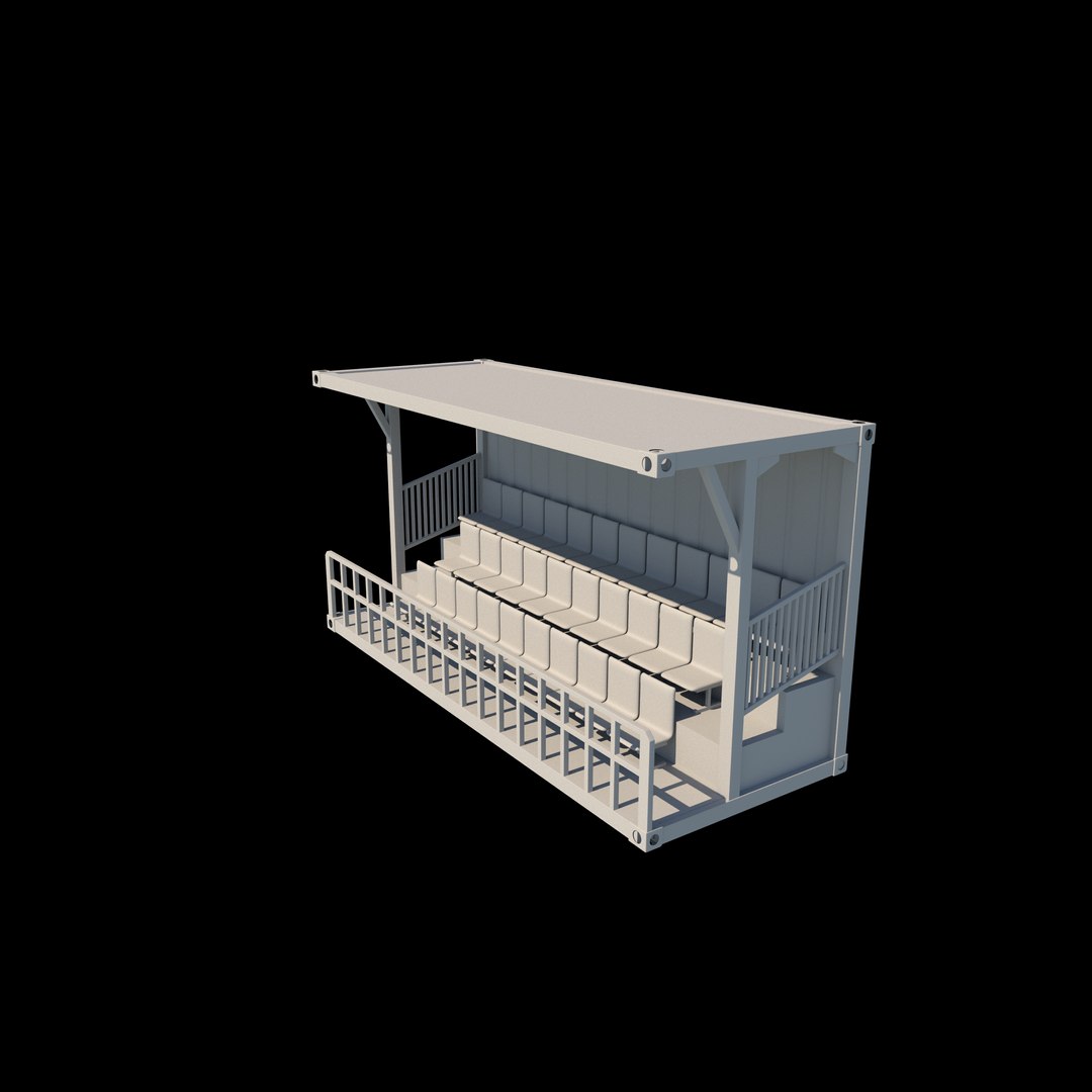 Container Grandstand 3D Model 3D Model - TurboSquid 2336077