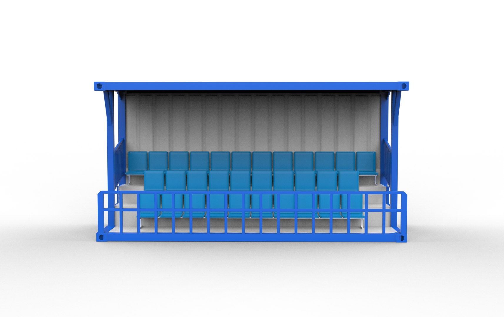 Container Grandstand 3D Model 3D Model - TurboSquid 2336077