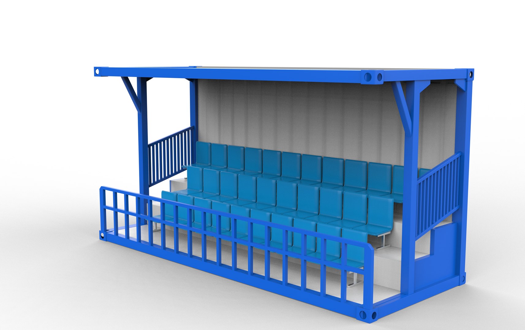 Container Grandstand 3D Model 3D Model - TurboSquid 2336077