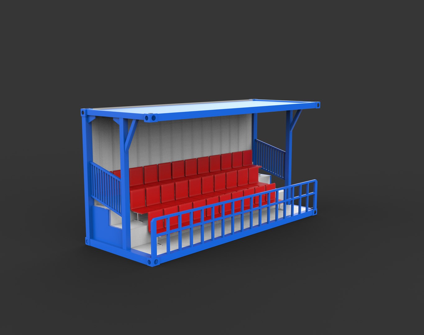 Container Grandstand 3D Model 3D Model - TurboSquid 2336077