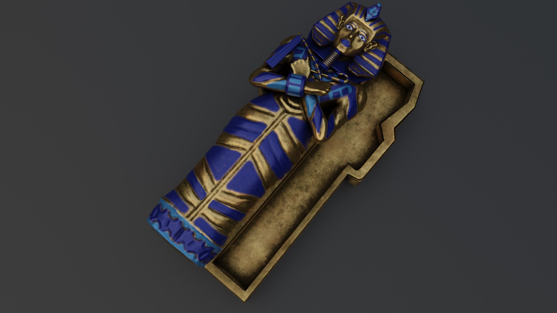 3D Egyptian Sarcophagus Model - TurboSquid 1803861