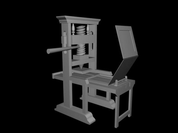 3d old printer model