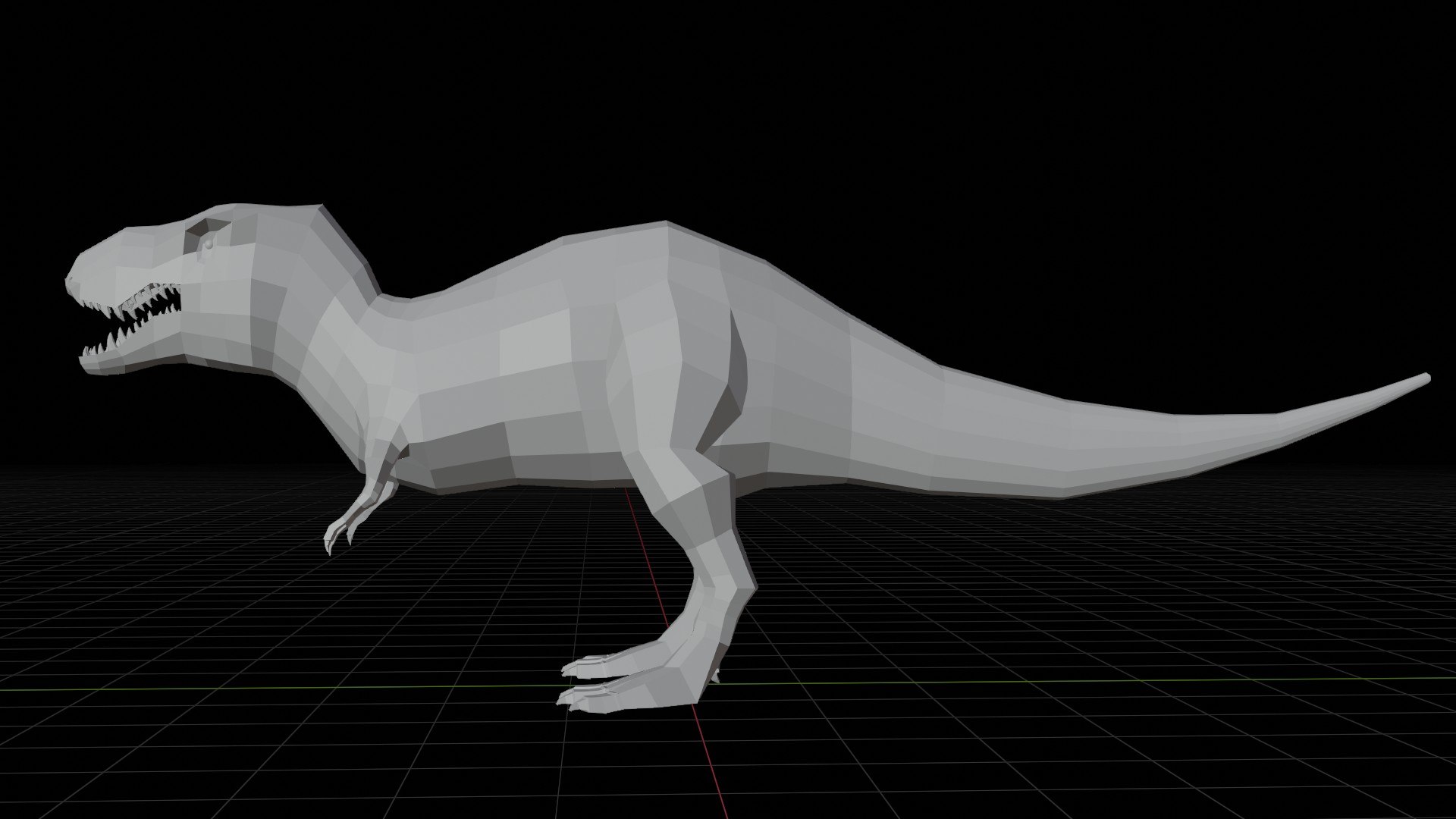 3D Tyrannosaurus Rex - T-Rex Low-poly Model - TurboSquid 2097119