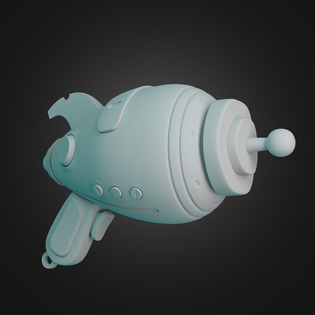 3D Cartoon Gun Model - TurboSquid 1853517
