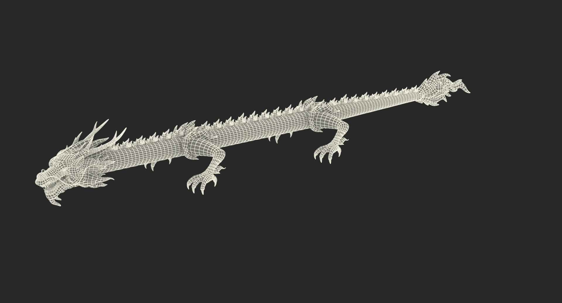 Traditional Chinese Dragon Neutral 3D Model - TurboSquid 1377936