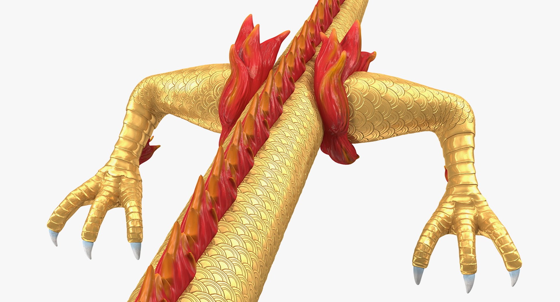 Traditional Chinese Dragon Neutral 3D Model - TurboSquid 1377936