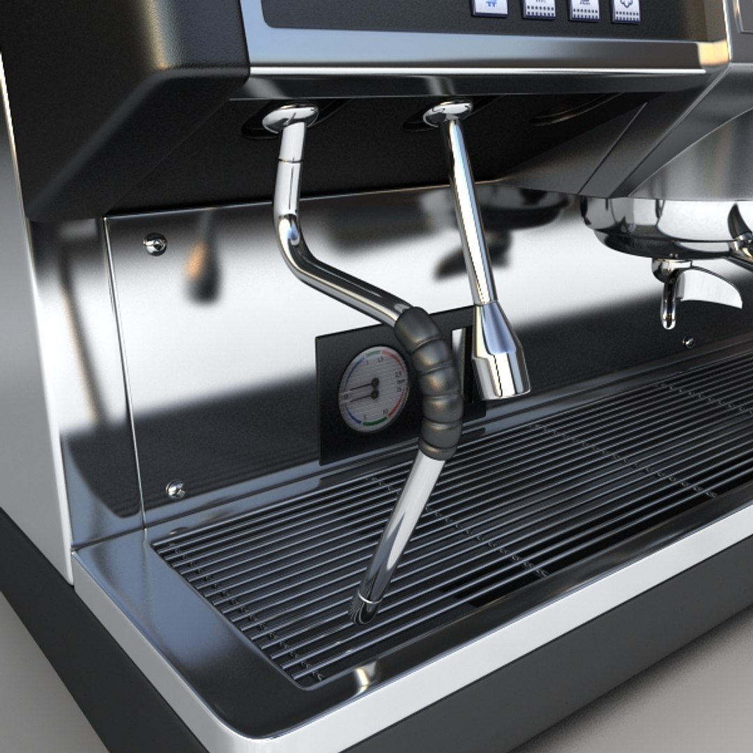3d Commercial Espresso Machine Model