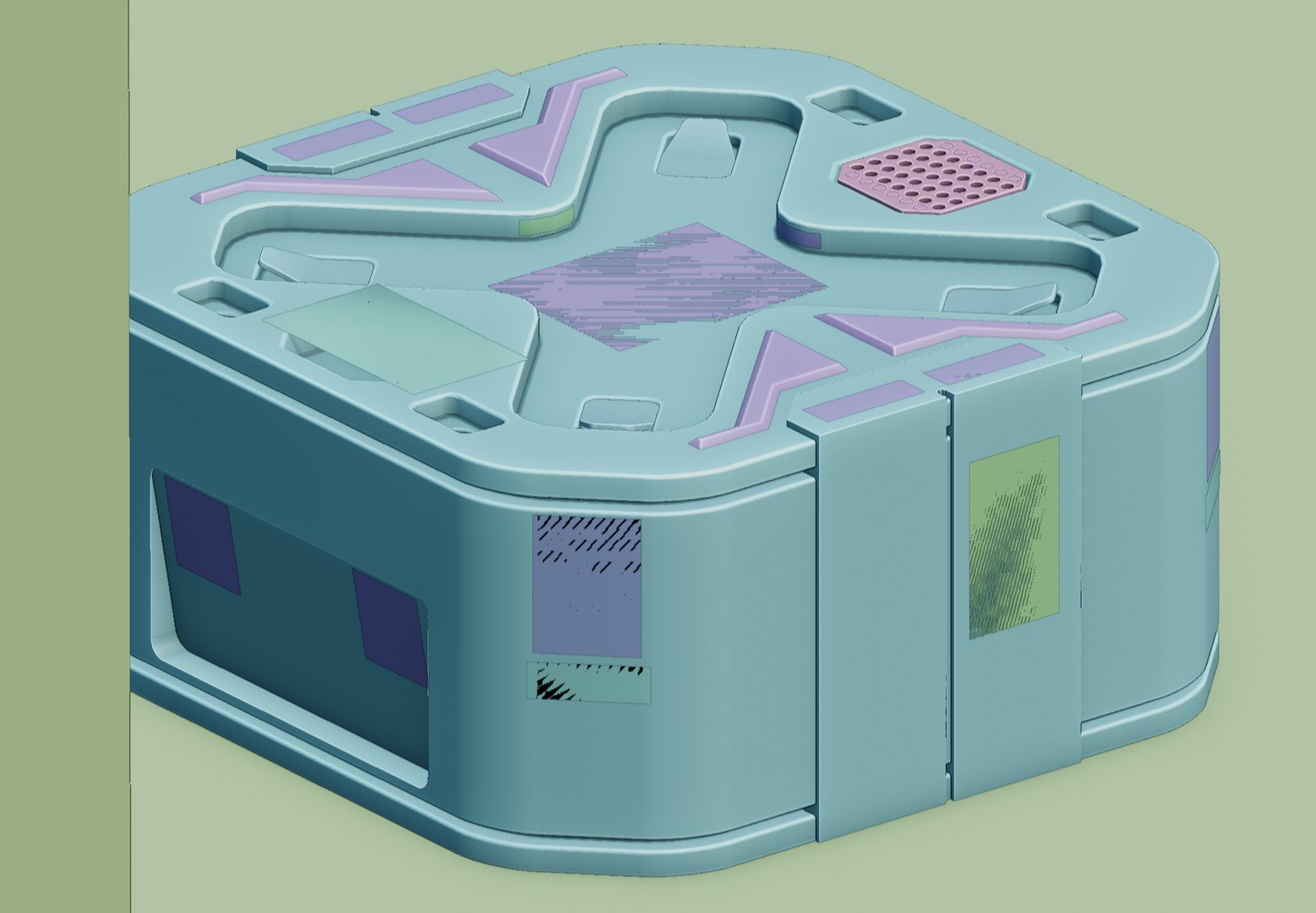 Sci-fi Box - TurboSquid 1901694