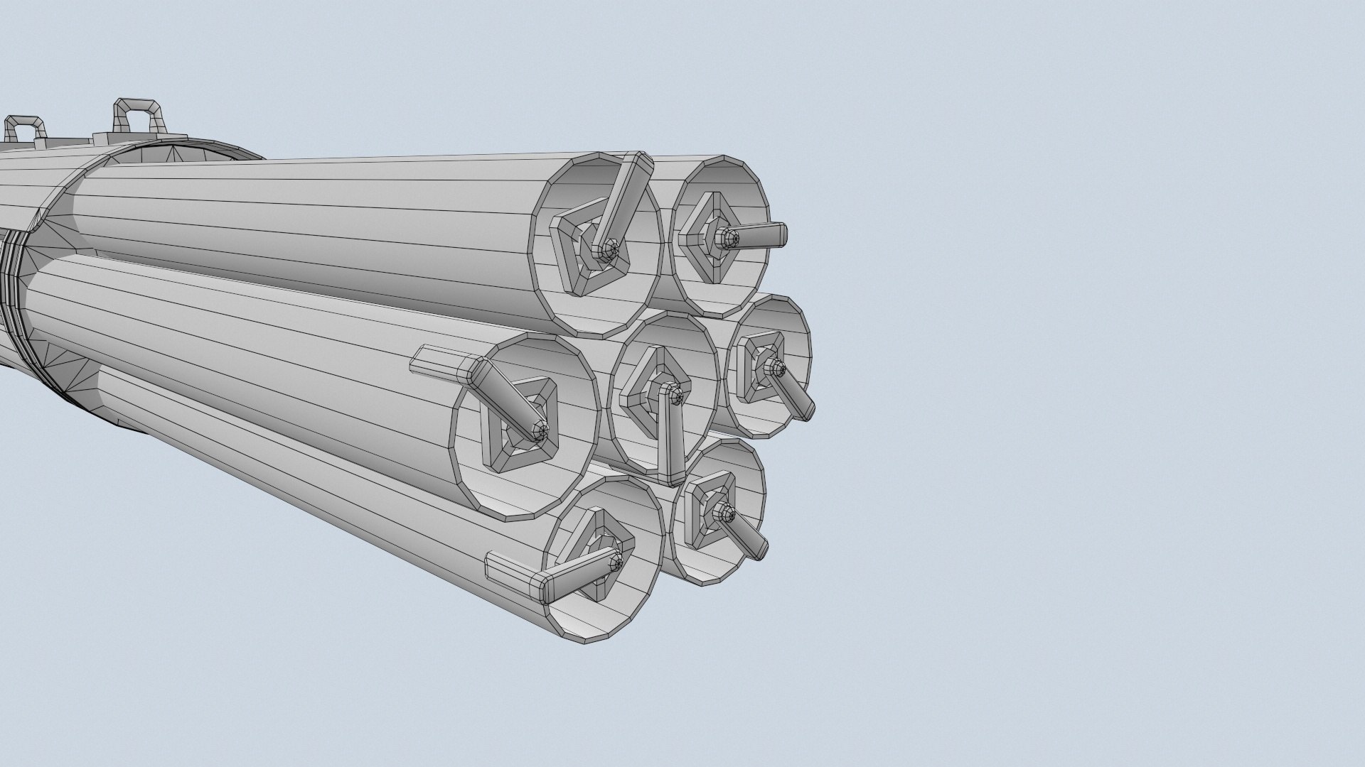 XM-158 Launcher With 70mm Missile 3D - TurboSquid 2424088