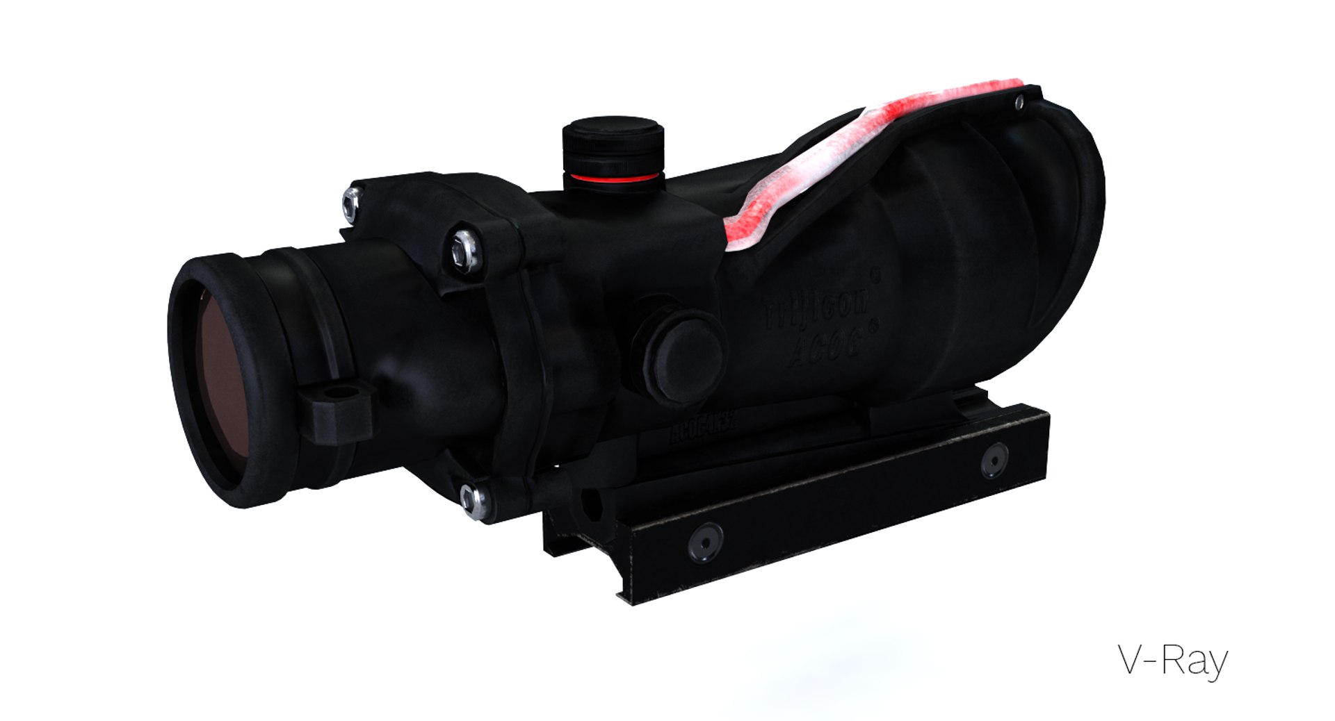 Optical Acog Sight 3D Model - TurboSquid 1323991