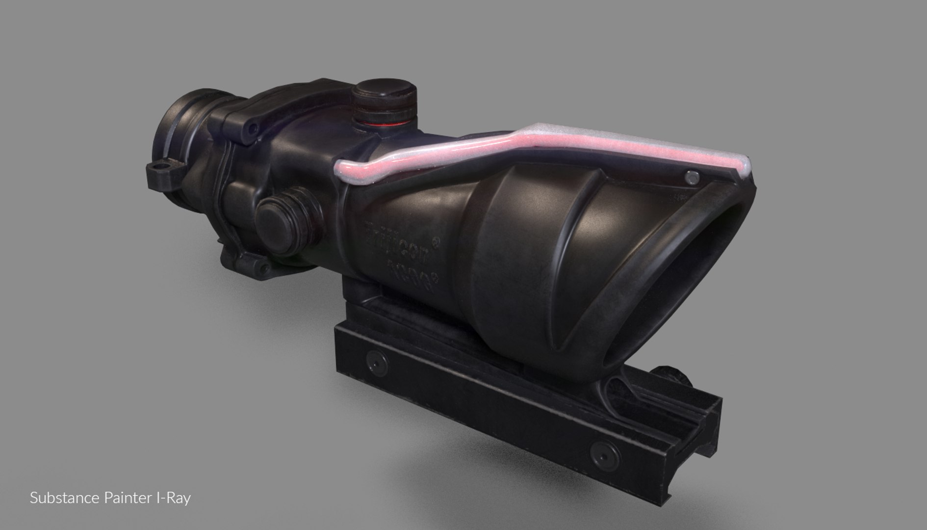 Optical Acog Sight 3D Model - TurboSquid 1323991