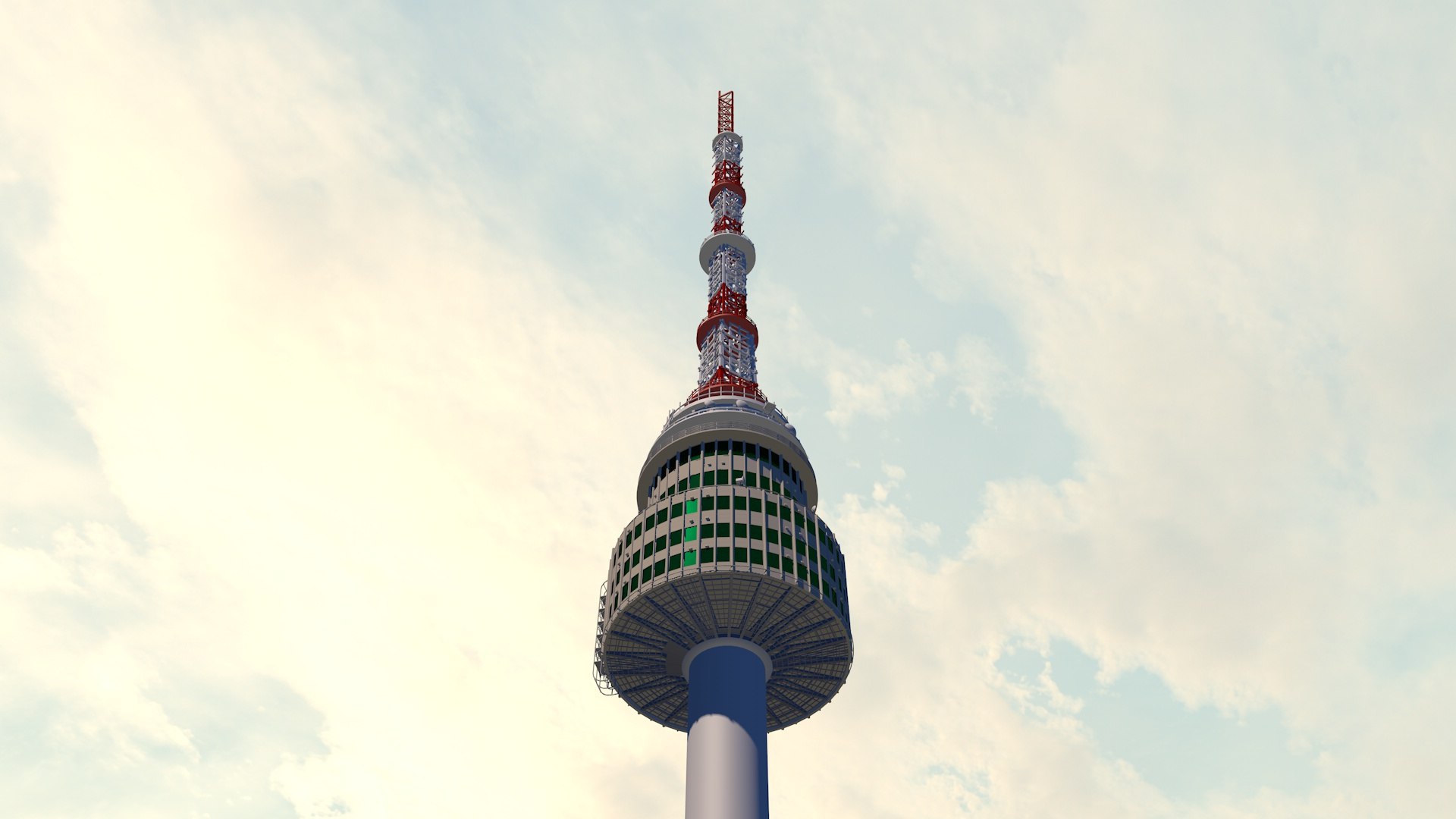 N Seoul Tower Model - TurboSquid 1778887