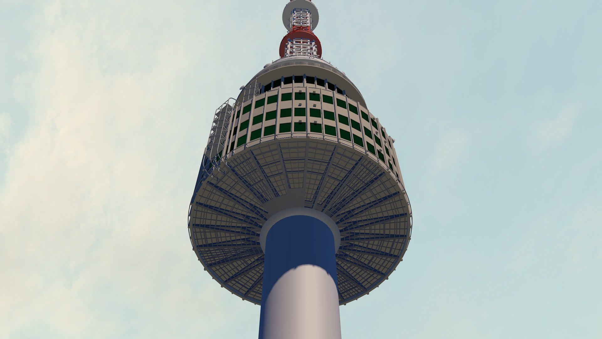 N Seoul Tower Model - TurboSquid 1778887