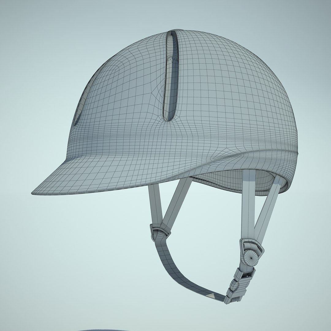 Equestrian Helmet 3d Model