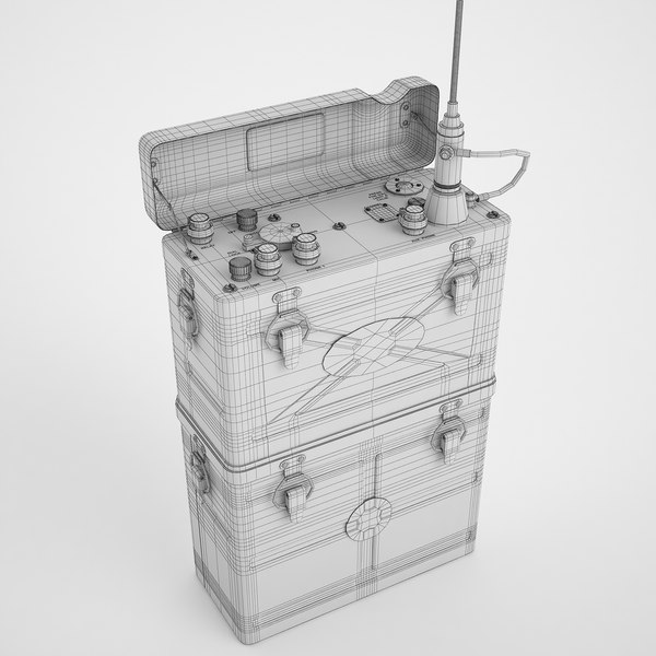 Military radio scr-300 model - TurboSquid 1673200