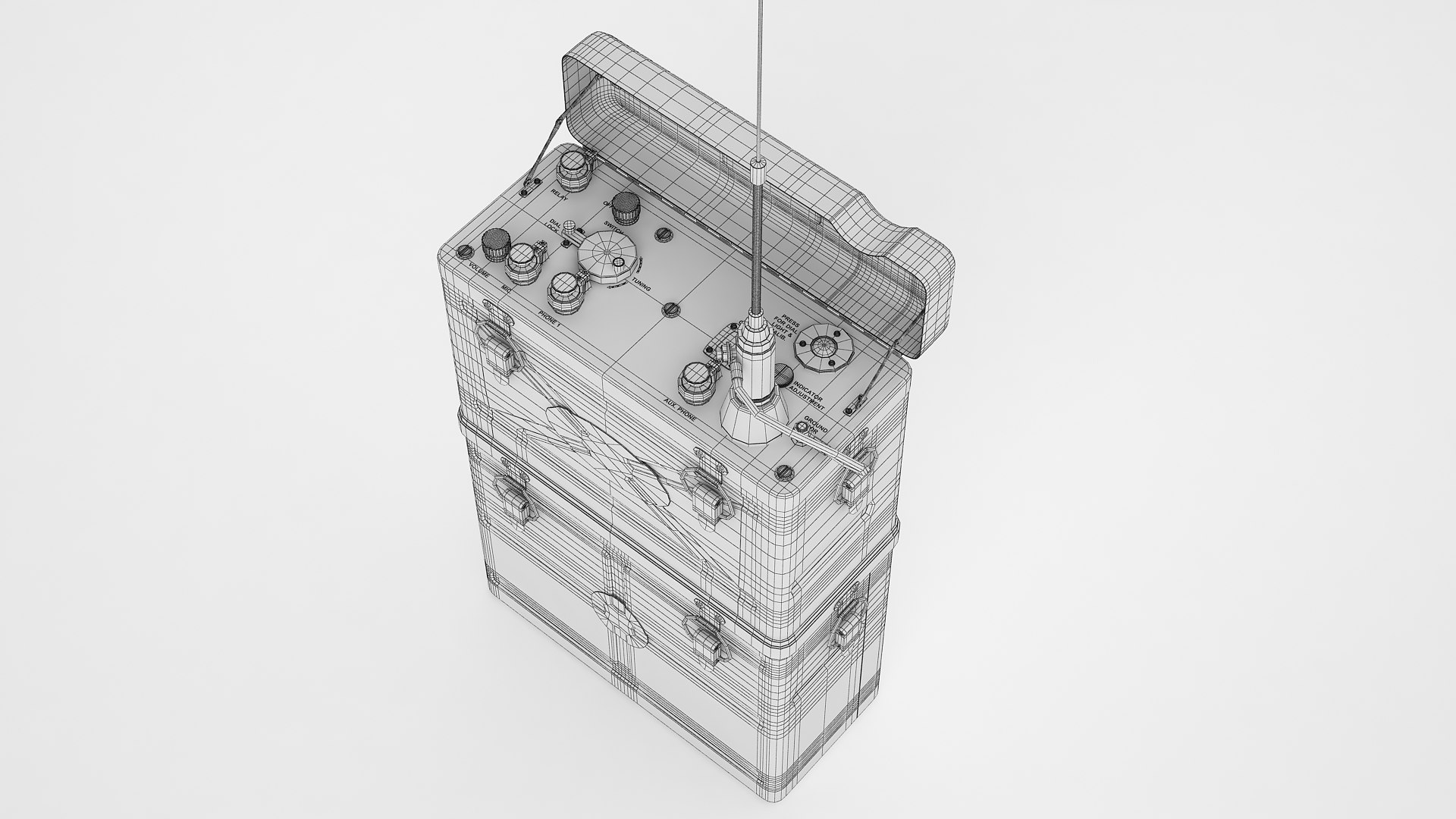 Military Radio Scr-300 Model - TurboSquid 1673200