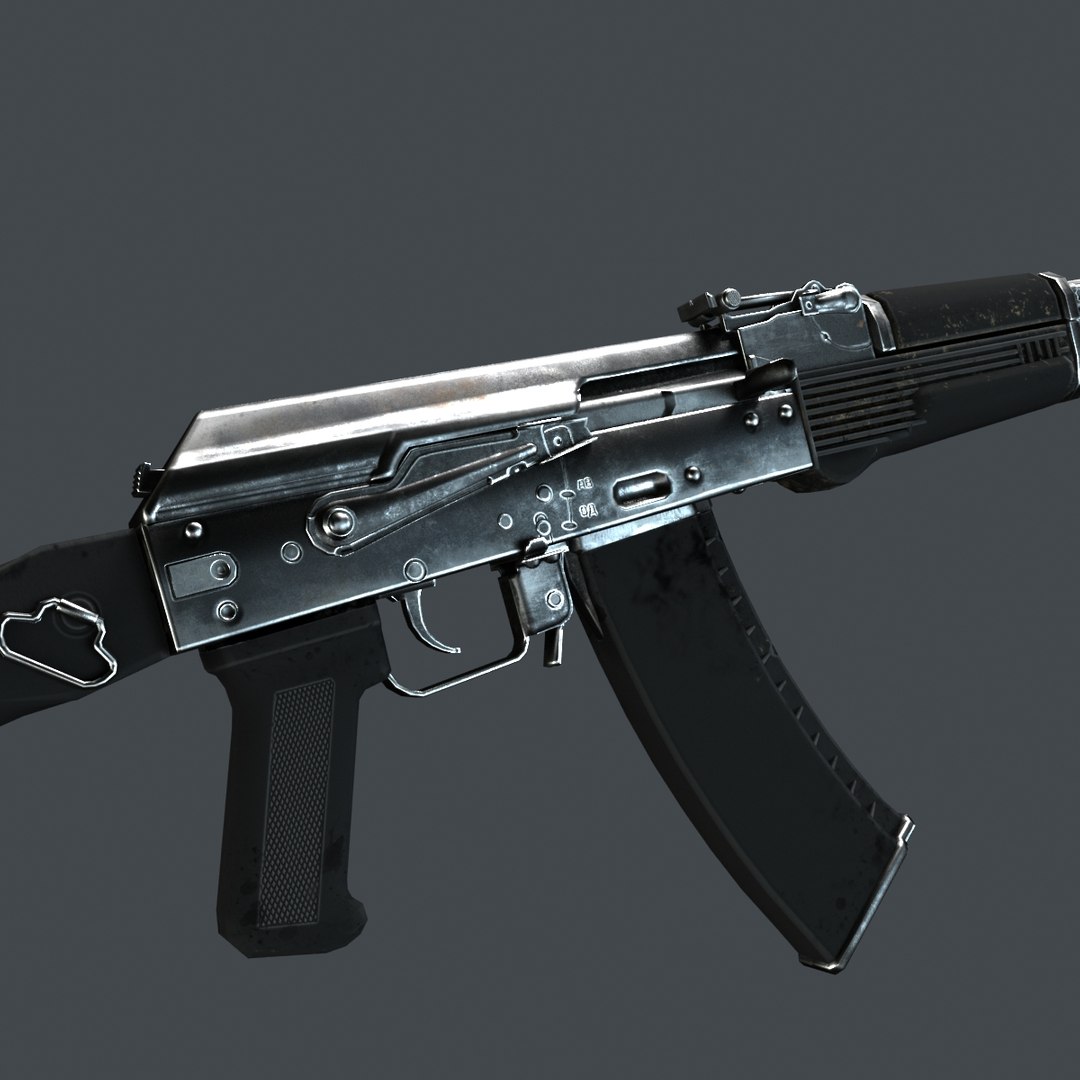 Ready Automatic Rifle Rig 3d Model