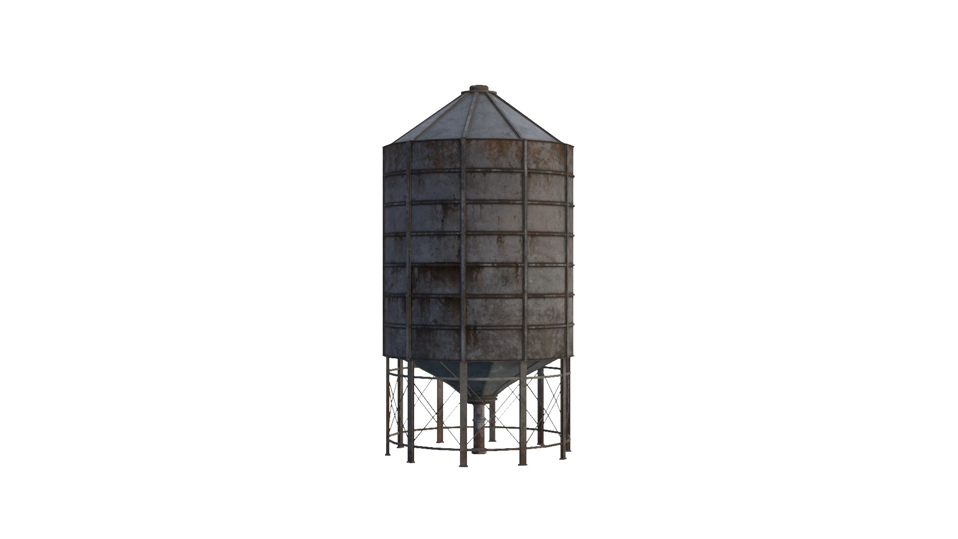 3D Model Farm Silo - TurboSquid 2375924