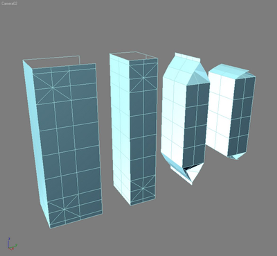 Folding Package 3d Model