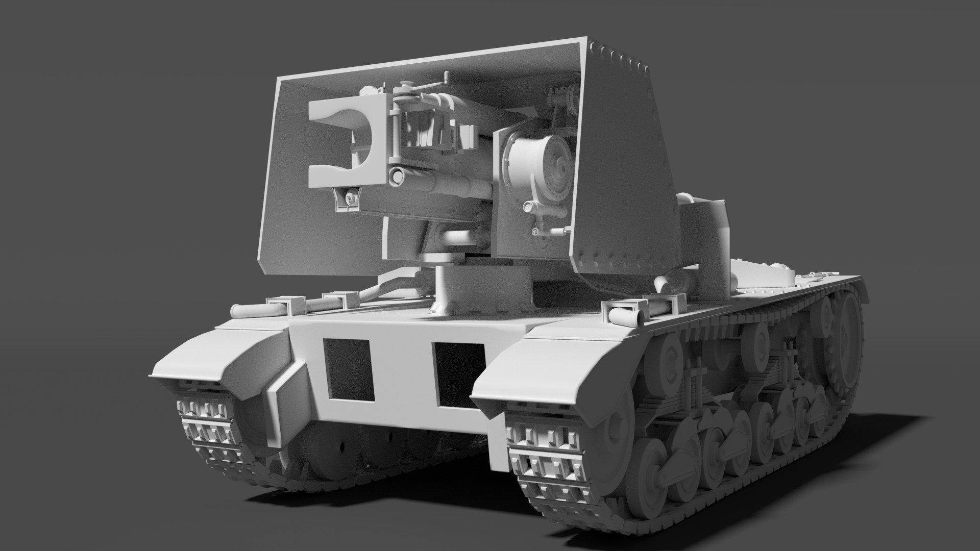3d Tank Ansaldo