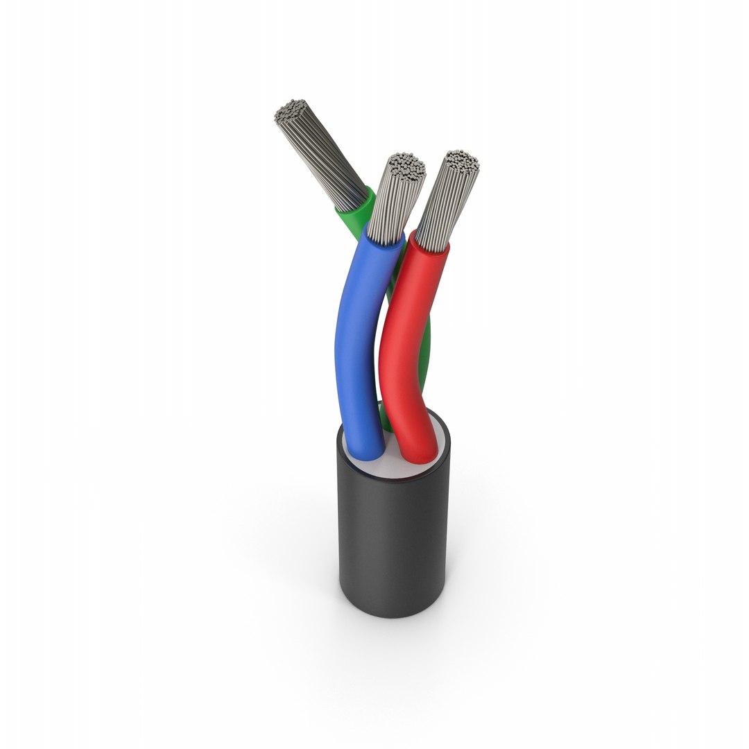 3D Electrical Cable - TurboSquid 2205905