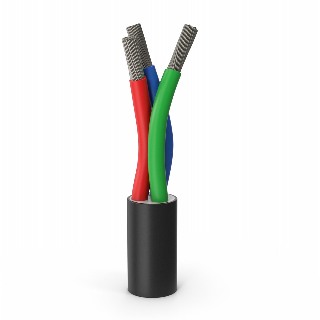 3D Electrical Cable - TurboSquid 2205905