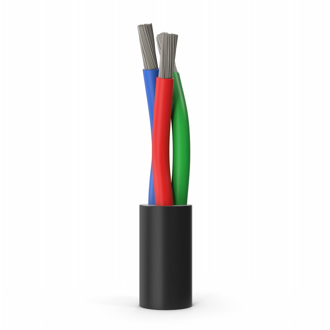 3D Electrical Cable - TurboSquid 2205905
